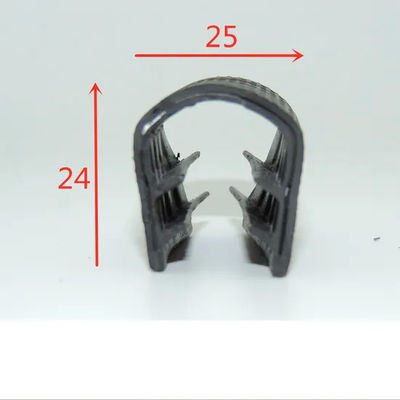 Flexible Rubber Seal U Channel For Metal Glass Door Edges Custom EPDM ...